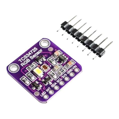 4uds Módulo De Reconocimiento De Sensor De Color Rgb Tcs34725 Para Arduino Stm32 Cuadrado