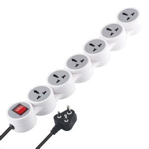 MX Universal Sockets Snake Power Strip With Master Switch B MTR Socket Extension