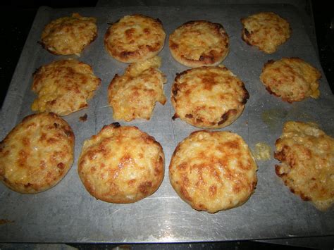 Cheese Crabmeat English Muffins Finger Click Saver