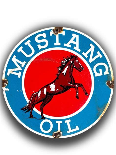 Sign Mustang Émaillée Catawiki