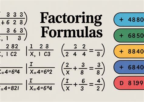 Master Factoring Your Ultimate Formula Sheet Cheat Sheet Whattoknow