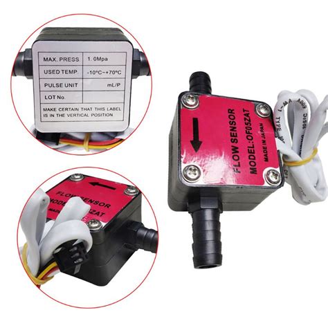 3 Flow Meter Indicator Sensor Counter Hall Flowme Vicedeal