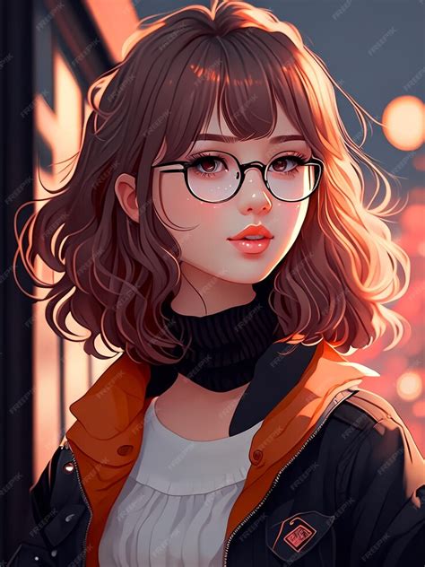 Premium Ai Image Anime Girl Illustration