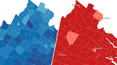 Maps Heres How Virginia Voted In The Presidential Primary Nbc4