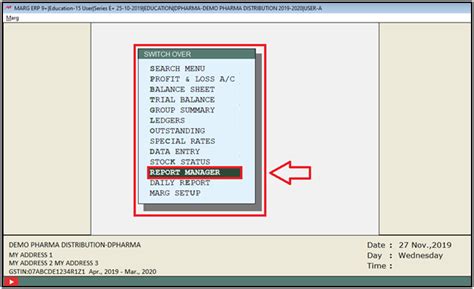 How To Switch To The Challan Adjusted Bill Report On Sale Book Window