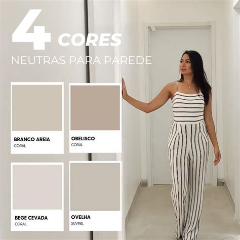 4 Cores Neutras Para Parede