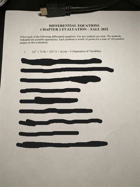 Solved Solve Each Of The Following Differential Equations Chegg