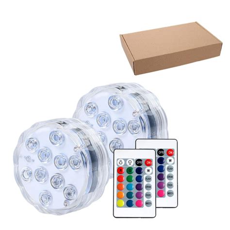 Luces Led Sumergibles Rgb Para Piscinas Luces De 7 Colores Para