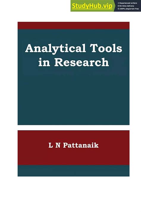 Analytical Tools In Research Sample Pages Pdf
