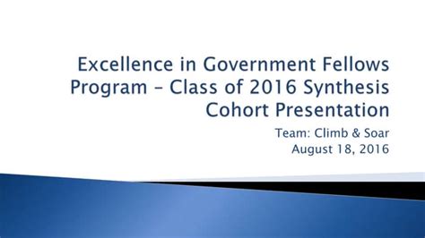 2016final Climbandsoarsynthesispresentation Pptx Diseases And Conditions Medical Health