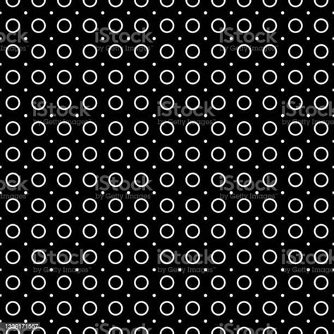 벡터 그림입니다 기하학적 원활한 패턴 흑백 큰 선형 원과 행의 작은 점 발견 된 흑백 배경 심플한 흑백 추상 패턴 0명에 대한 스톡 벡터 아트 및 기타 이미지 Istock