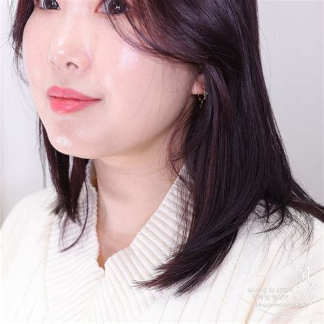 압구정미용실 차홍룸 플럼브라운 톤다운염색and 중단발 레이어드컷했어요서예진 디자이너 네이버 블로그