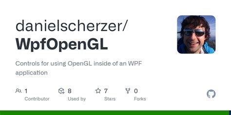 Github Danielscherzerwpfopengl Controls For Using Opengl Inside Of An Wpf Application