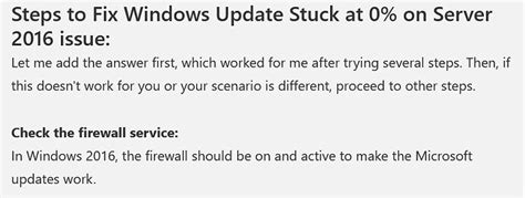 Windows Server Standard 2016 Will Not Update Windows Spiceworks Community