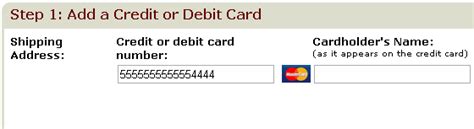 Auto Detecting Credit Card Type Web Standards Sherpa