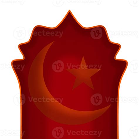 The Crescent And Star Flag 59154997 Png