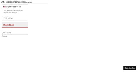 React Intl Tel Input Examples Codesandbox