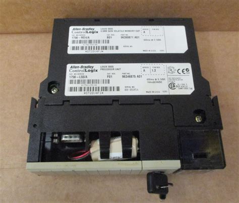 Allen Bradley 1756 L55a Control Logix 5555 Processor W1756 M24a Daves Industrial Surplus Llc