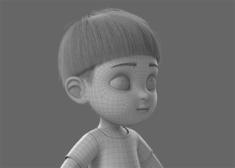 Cartoon Boy Rigged 3d Model Rigged Cgtrader