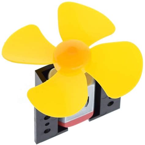 Module 1set Dc Micro 130 Gear Motor With Fan Blade Cyprus Intercyprus