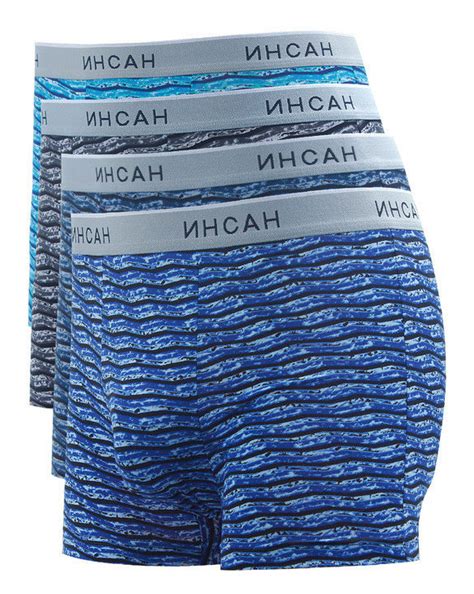 Мужские Боксёры комплект 4 единицы ИНСАН 18053 50 в интернет магазине