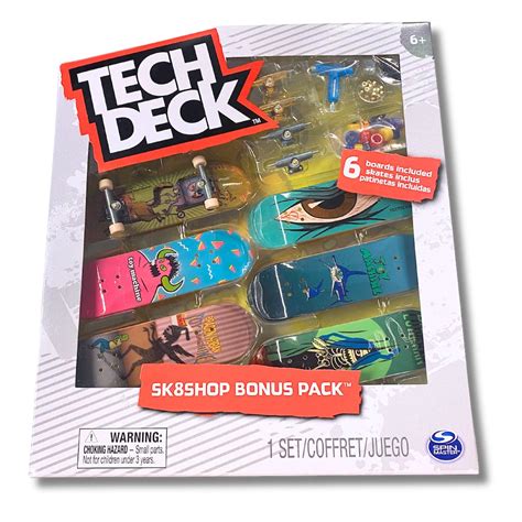 Tech Deck 6 Pack Sormiskeitti Toy Machine— Elli Madelli