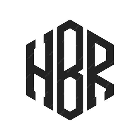 Premium Vector Hbr Logo Design Initial Letter Hbr Monogram Logo Using