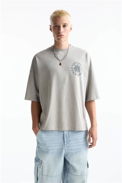 Red Hot Chili Peppers Washed T Shirt Pullandbear