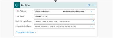 Sharepoint List As Planner Task And Checklist Template In Power Automate
