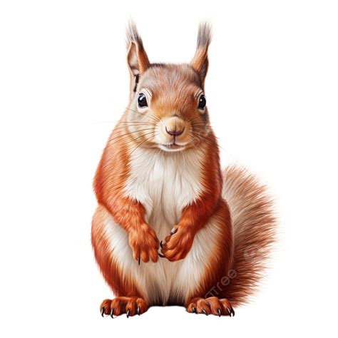 Footsteps Of Red Squirrelsfootsteps Squirrels Animal Full Body Red