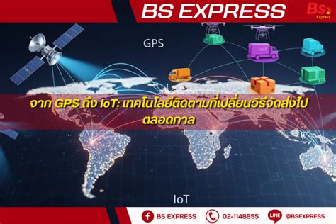 จาก Gps ถึง Iot เทคโนโลยีติดตามที่เปลี่ยนวิธีจัดส่งไปตลอดกาล
