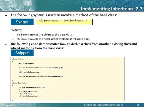7 Inheritance And Polymorphism Objectives U U Define