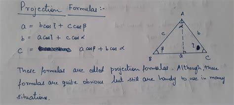 Crazy Maths Projection Formulas