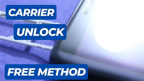 Carrier Unlock Your Phone For Free Use Any Sim Card Youtube