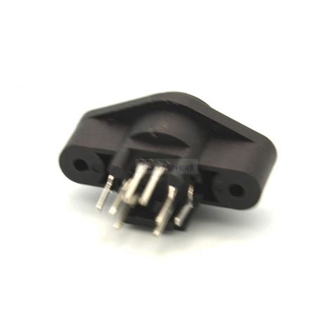 349 Ps2 Jack Panel Mount 6 Pin Mini Din Tinkersphere