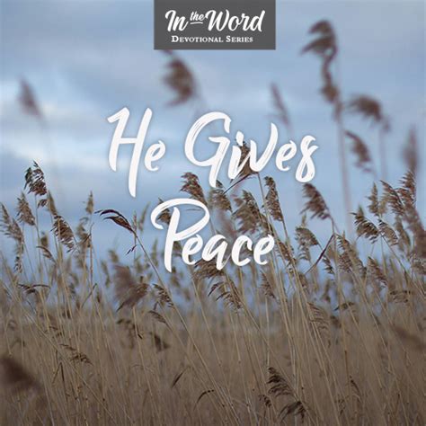 Hope Mommies He Gives Peace