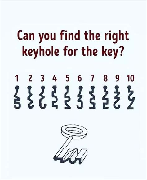 Can You Find The Right Keyhole For The Key Stories