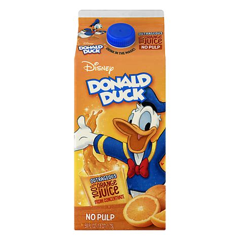 Disney 100 Juice Outrageous Orange Donald Duck 59 Oz Orange Leyo