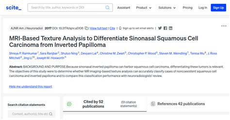 Mri Based Texture Analysis To Differentiate Sinonasal Squamous Cell Carcinoma From Inverted