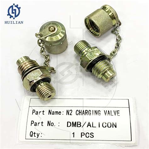 Daemo Hydraulic Breaker N2 Charger Kit Dmb Nitrogen Gas Charging Valve