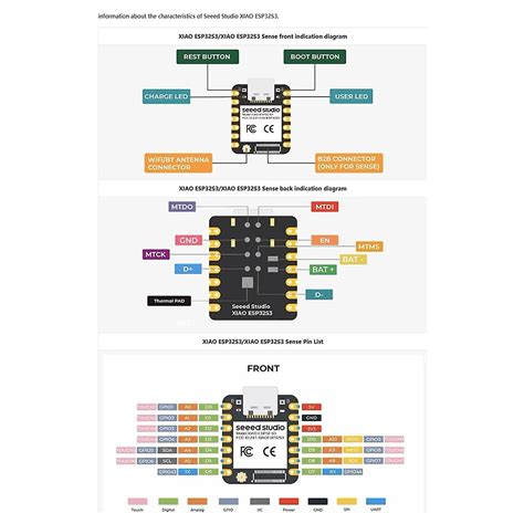 XIAO ESP S Sense Seeeduino ESP S G WiFi BLE Mesh MB OV Camera Module