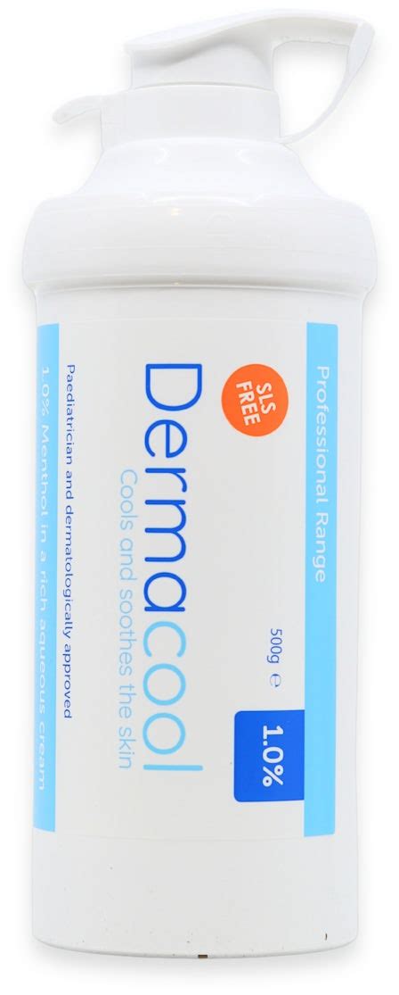 Dermacool 1 Menthol In Aqueous Cream 500g Medino