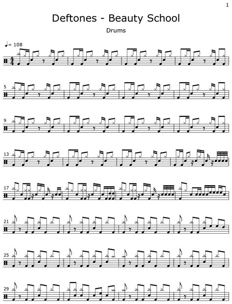 Rosemary Deftones Drum Sheet Music At Cathy Bible Blog