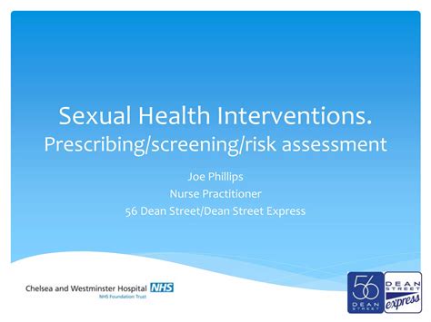 Sexual Health Interventions Prescribing Screening Risk Assessments