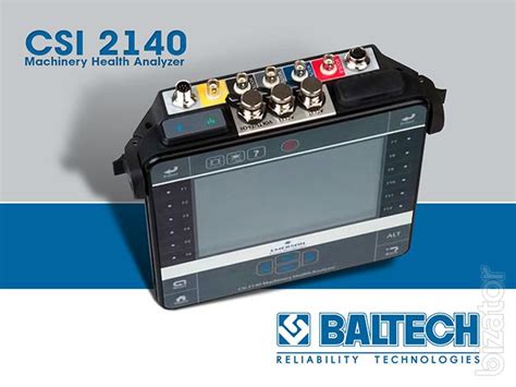 Baltech New Analyzer Csi 2140 Vibration Diagnostics Vibrocontrol