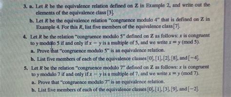 In Exercises A Relation R Is Defined On The Set Chegg