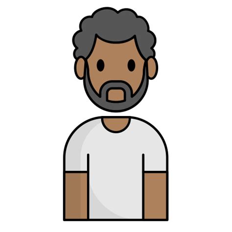 Man Generic Thin Outline Color Icon