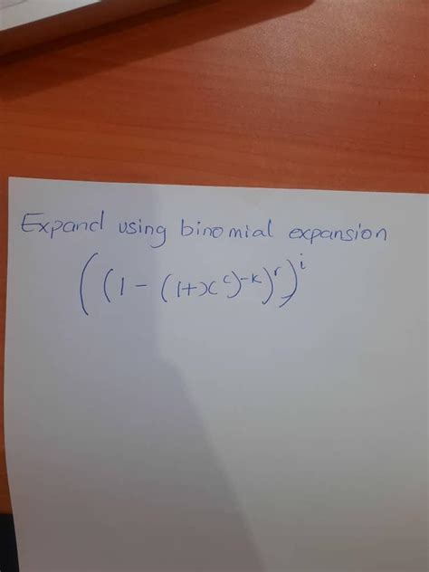 Solved Expand Using Binomial Expansion X Chegg Com