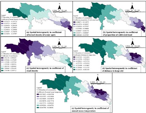 The Spatial Heterogeneity In The Coefficients Of Independent Variables Download Scientific