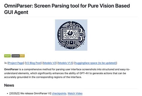 👏 Microsoft Has Released Omniparser V2 A Tool For Parsing User Interface Pietro Bolcato